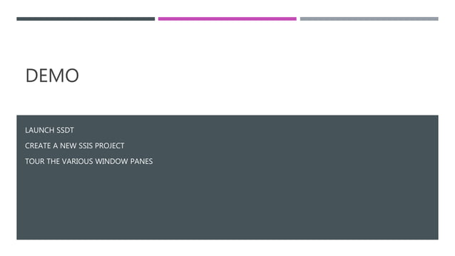 SSIS: Flow tasks, containers and precedence constraints | PPT
