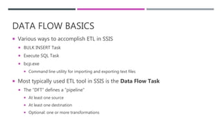 SSIS: Flow tasks, containers and precedence constraints | PPT