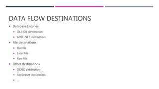 SSIS: Flow tasks, containers and precedence constraints | PPT