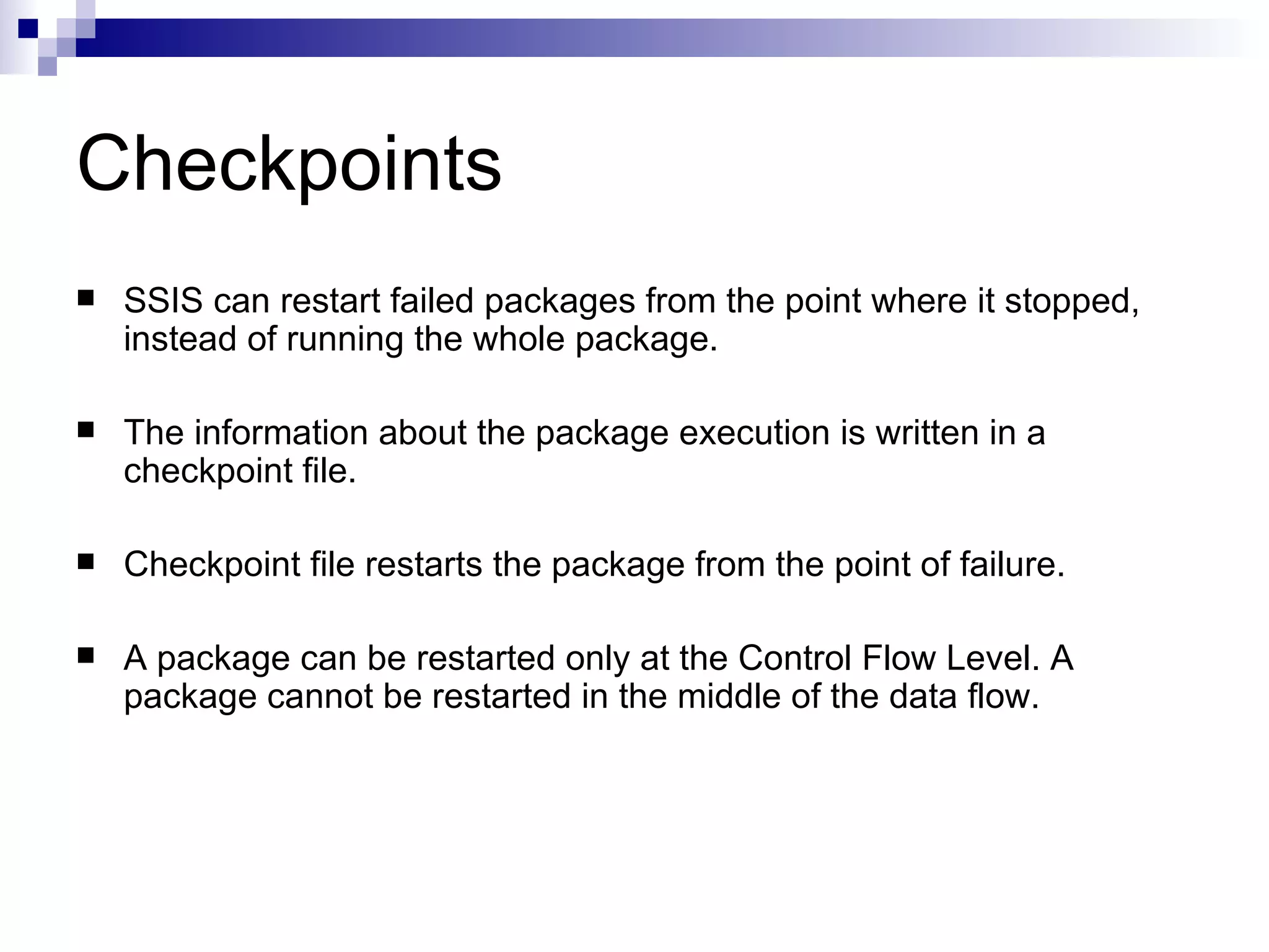 Ssis 2008 | PPT | Operating Systems | Computer Software and Applications