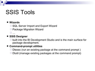 Ssis 2008 | PPT | Operating Systems | Computer Software and Applications
