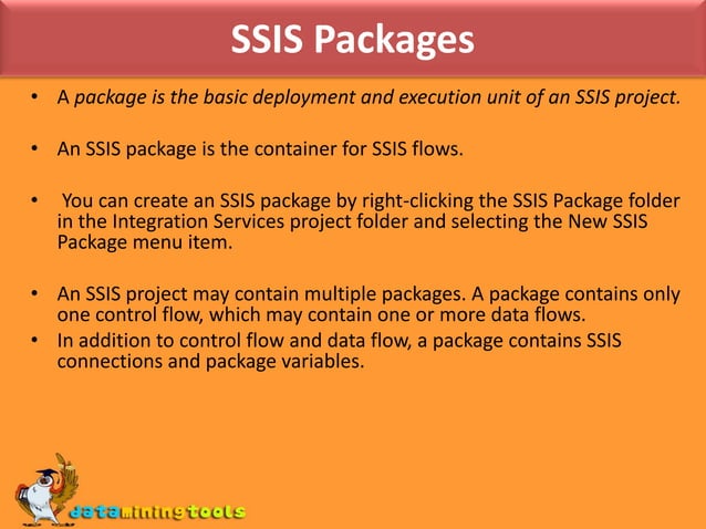 MS SQL SERVER: SSIS and data mining | PPTX