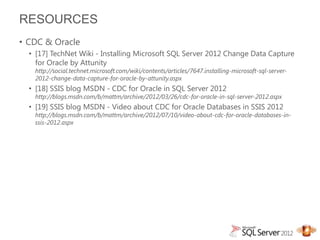 SQLServerDays2012_SSIS_CDC | PPTX