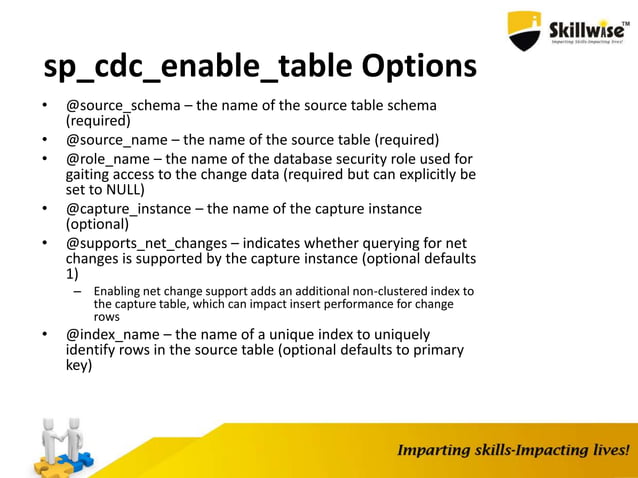 SKILLWISE-SSIS DESIGN PATTERN FOR DATA WAREHOUSING | PPT