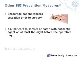 Surgical site infrction in the hospitals | PPT