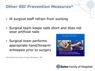 Surgical site infrction in the hospitals | PPT