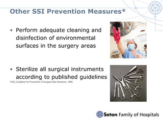 Surgical site infrction in the hospitals | PPT