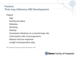Surgical site infrction in the hospitals | PPT