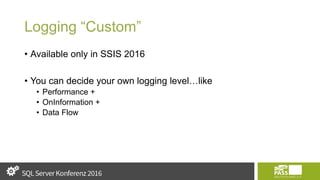 SSIS Monitoring Deep Dive | PPT