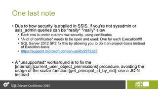 SSIS Monitoring Deep Dive | PPT