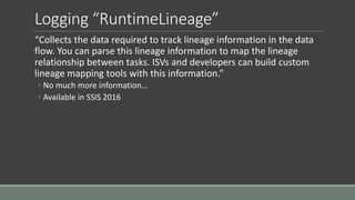 SSIS Monitoring Deep Dive | PPTX