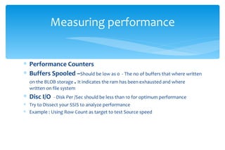 Ssis optimization –better designs | PPT