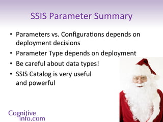 SSIS 2012: Parameters vs. Configurations | PDF | Databases | Computer ...
