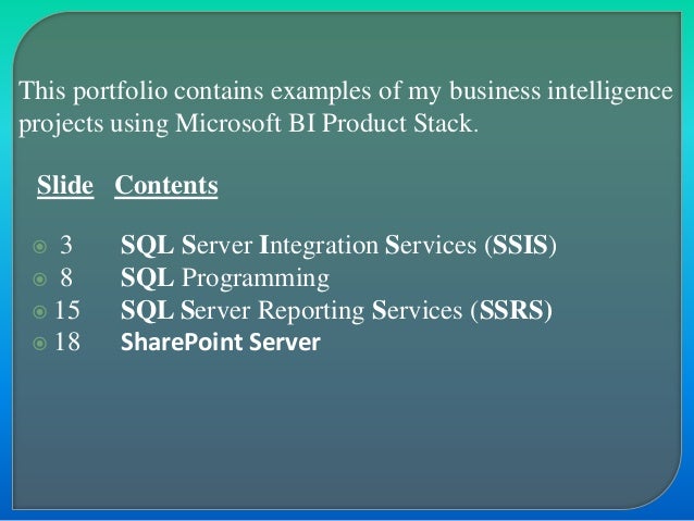 Ssis sql ssrs_sp_hb_li