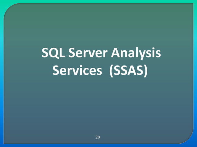 Ssis Sql Ssrsssasspmdxhbli Pptx Databases Computer Software And Applications