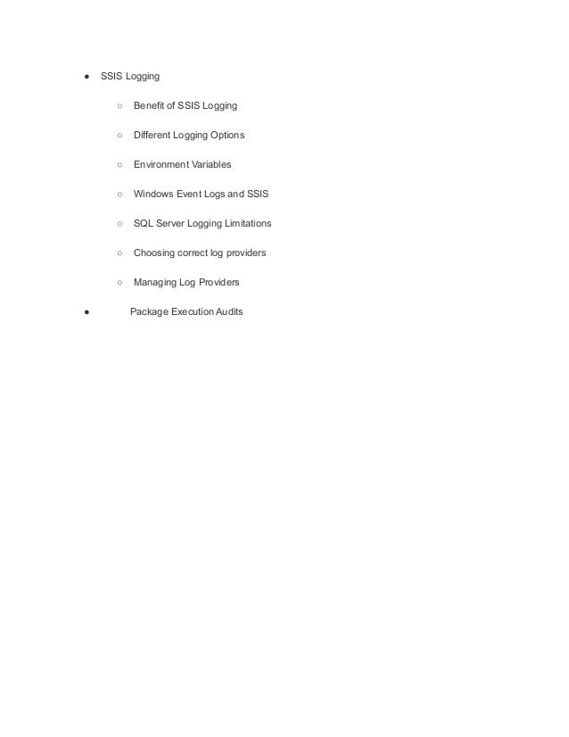 Ssis Trainingpdf 