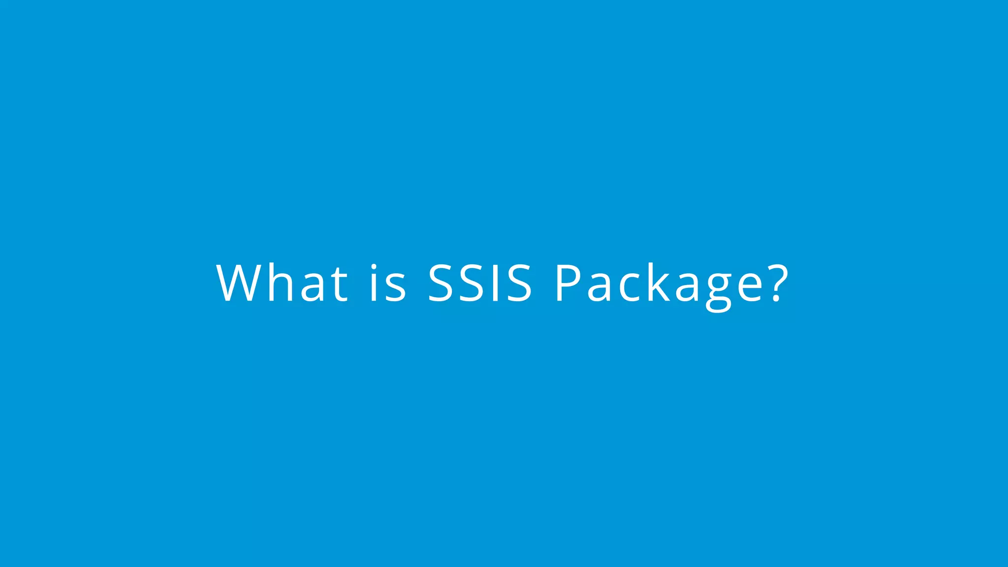 SSIS Tutorial For Beginners | SQL Server Integration Services (SSIS ...