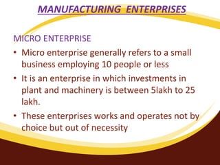 ppt on micro small and medium enterprises | PPTX