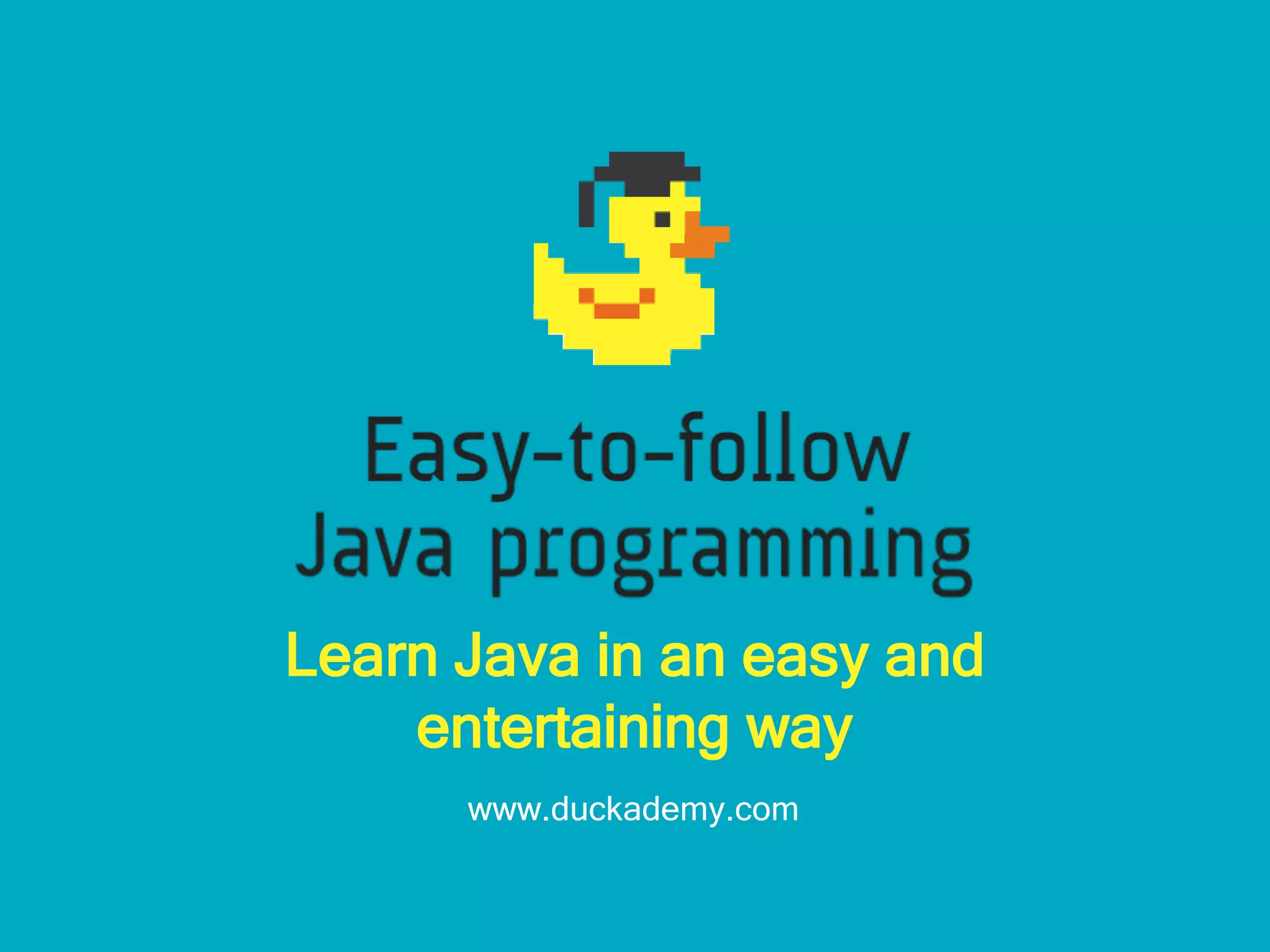 Introduction To Java Programming Java Tutorial For Beginners To Teach Java Basics In An Easy