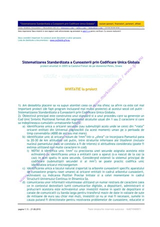 Ssk cug 2010 - standardized systematization of knowledge via code ...