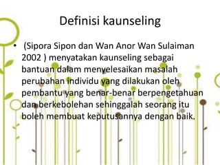kaunseling di IPT | PPTX