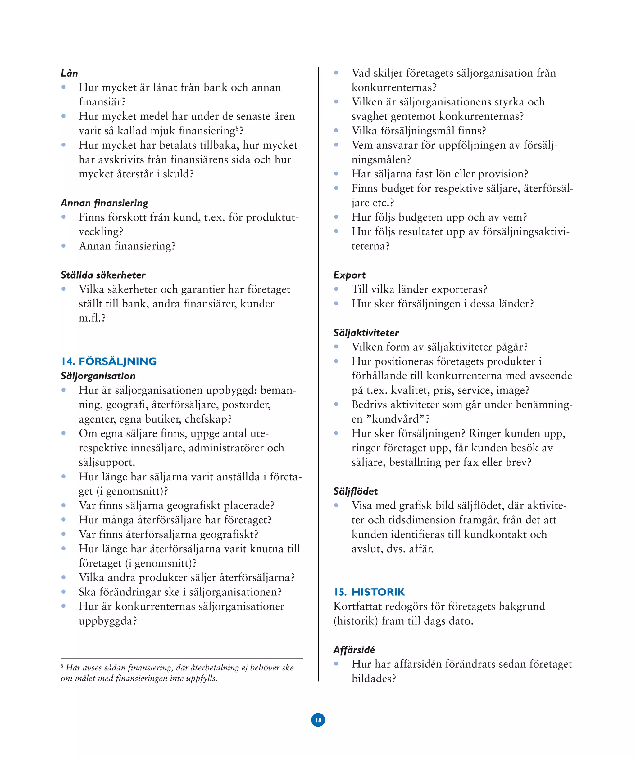 Så skriver du en vinnande affärsplan - en praktisk handledning | PDF