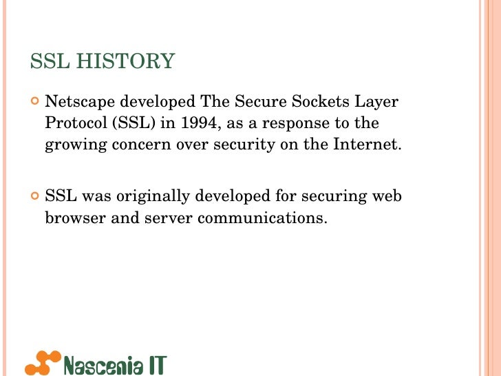Introduction To Secure Sockets Layer