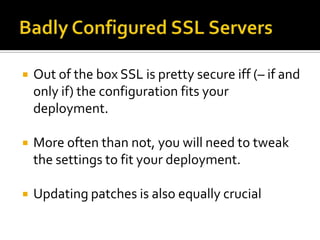 Introduction to SSL and How to Exploit & Secure | PPT