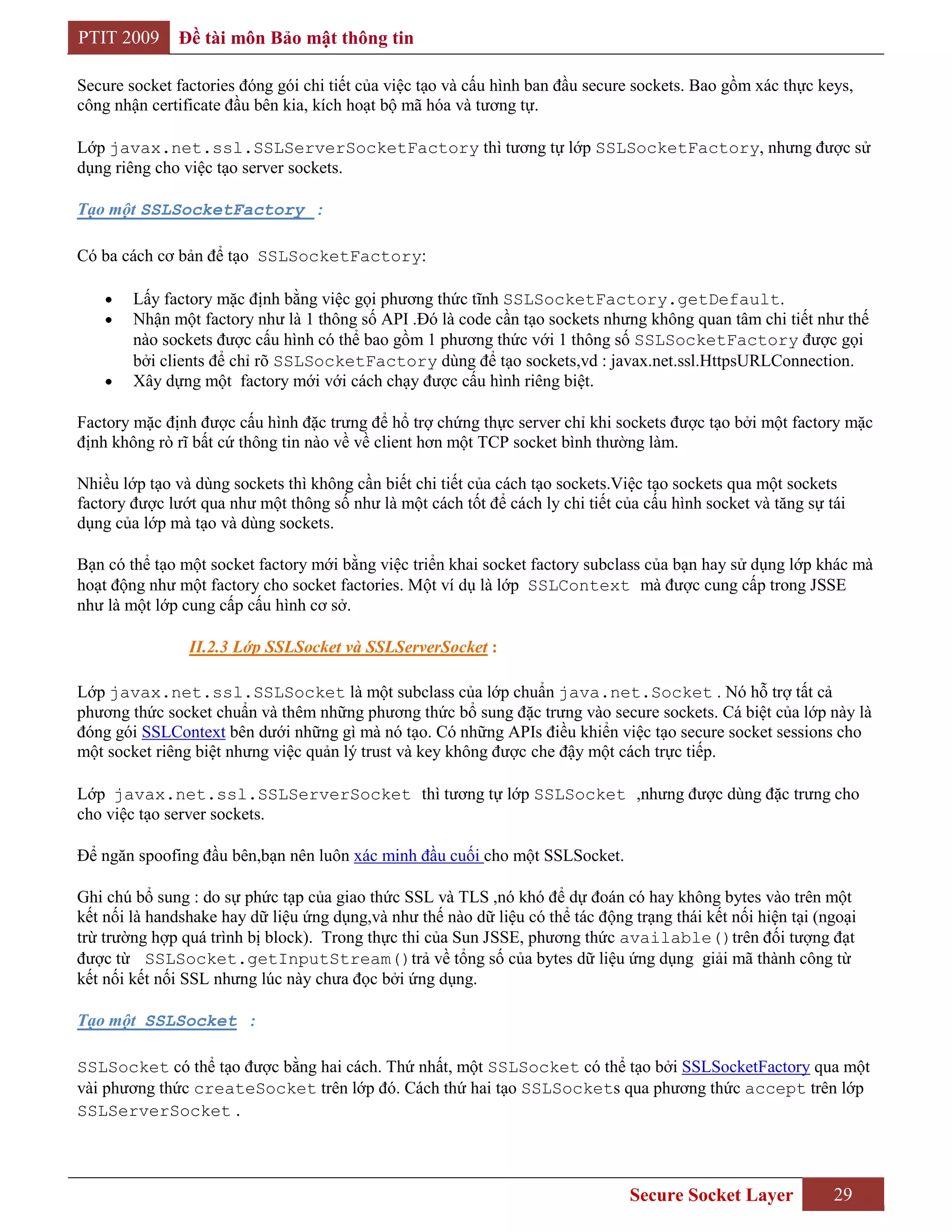 Giao thức bảo mật SSL | PDF