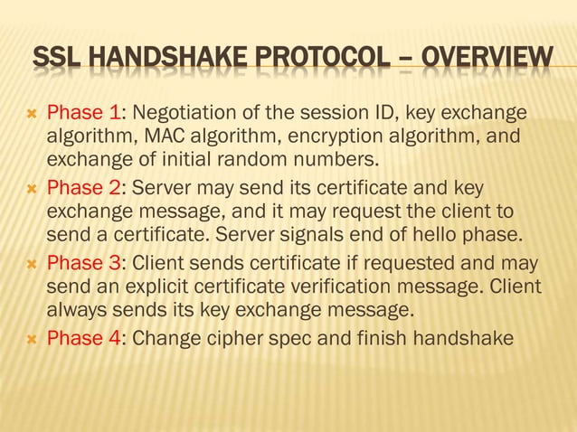 Ssl (Secure Socket Layer) | PPT