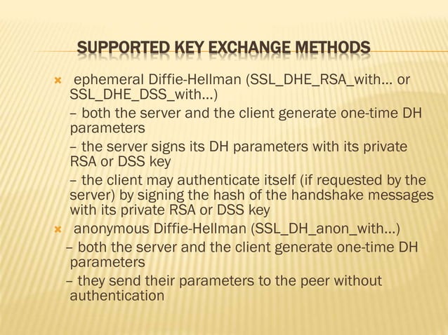 Ssl (Secure Socket Layer) | PPT
