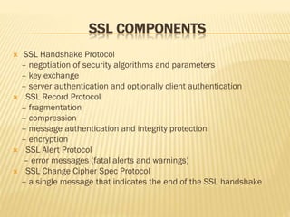 Ssl (Secure Socket Layer) | PPT