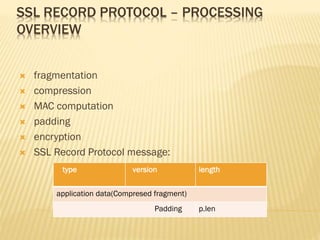 Ssl (Secure Socket Layer) | PPT