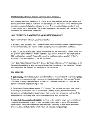 Beginners Guide to SSL | SSL Tutorial | PDF