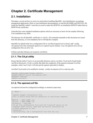 Information about the SSL Certificate | PDF