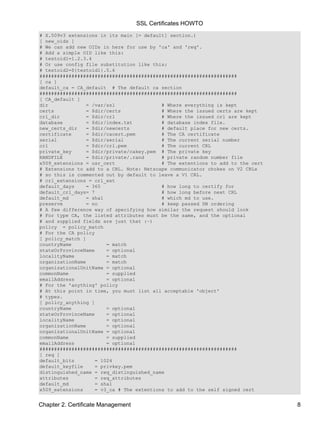 Information about the SSL Certificate | PDF