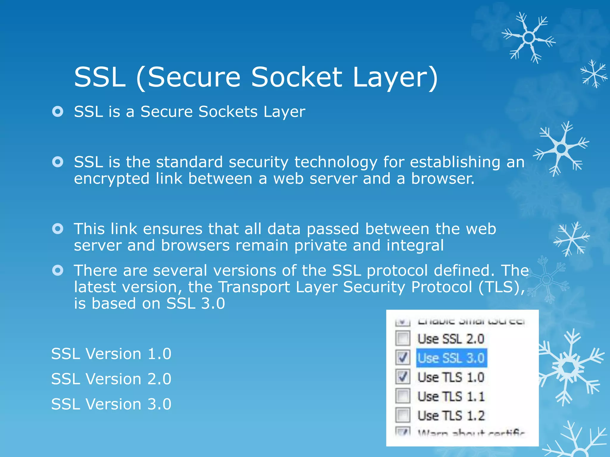 Ssl and tls | PPTX