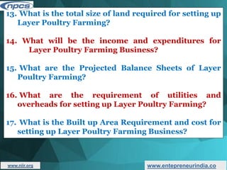 Layer Poultry Farming Business Plan. | PPTX