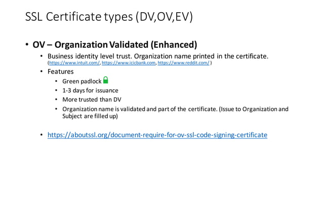 SSL Certificates and Operations | PPT