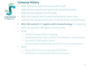 S S Logistics Presentation | PDF
