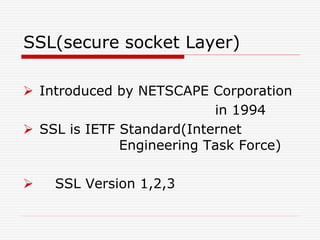 SSL Protocol - R.D.Sivakumar | PPT