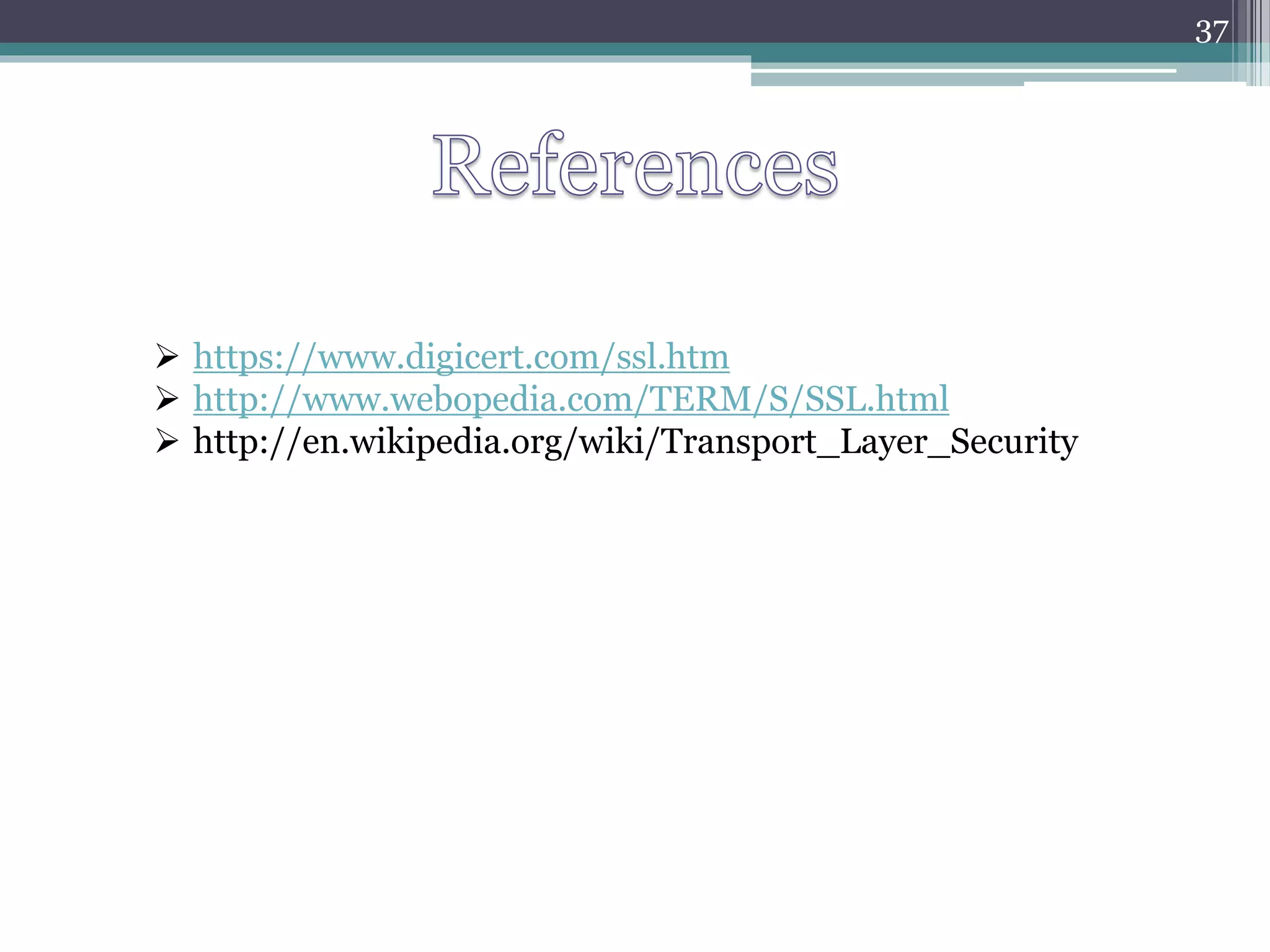Secure Socket Layer (SSL) | PPT Secure Socket Layer (SSL) | PPT