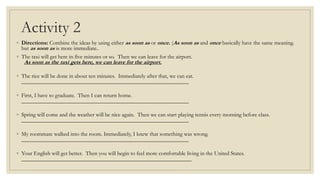 Adverbial Clauses of Time | PPTX