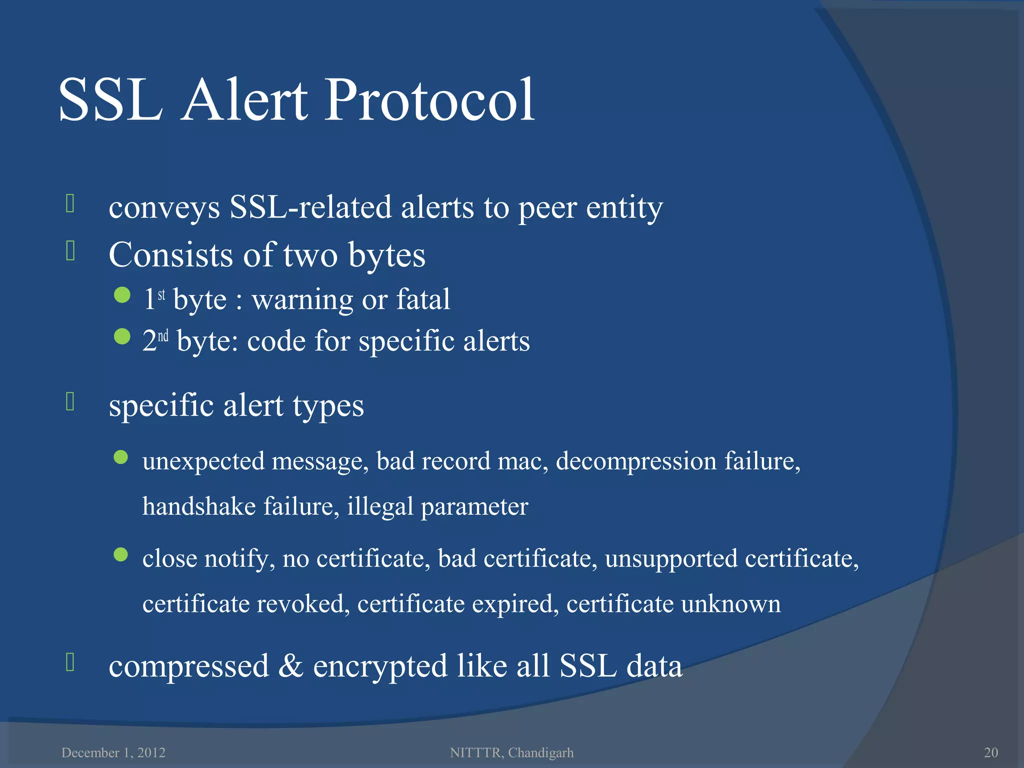 Secure Socket Layer Ppt