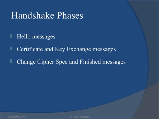 Secure Socket Layer | PPT | Internet | Computing