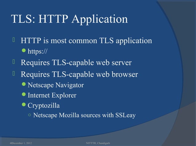 Secure Socket Layer Ppt