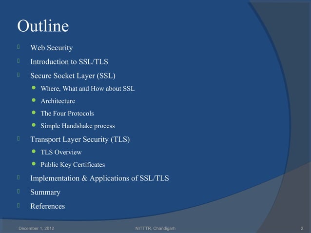 Secure Socket Layer 