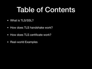 How does TLS work? | PDF