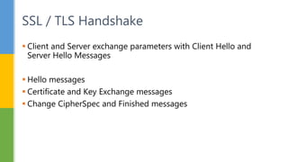 SSL TLS Protocol | PPTX | Information and Network Security | Computing
