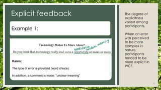 Providing Feedback on Lexical Aspects of L2 Writing | PPT